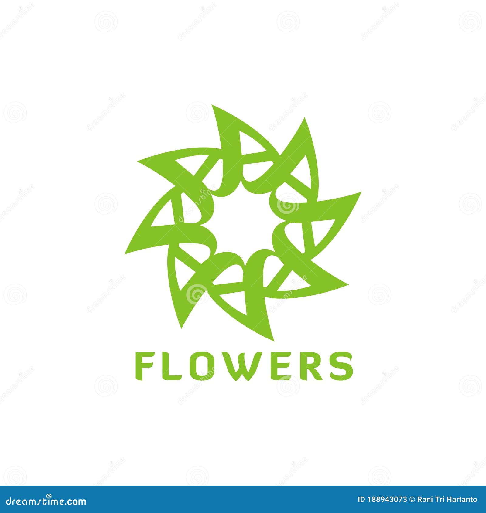 Flowers Logo Design Inspiration Vector Stock Illustration ...