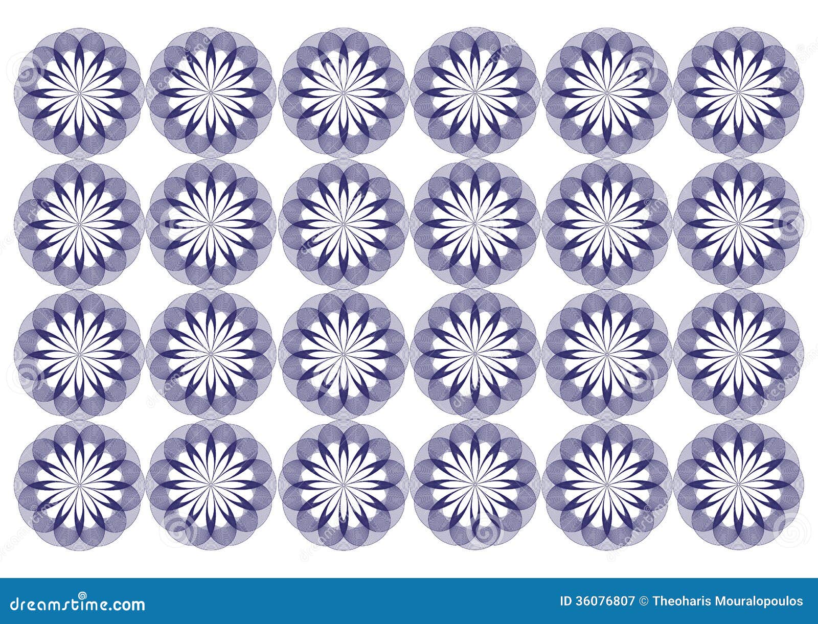 Flowers mesh pattern stock illustration. Illustration of ornamental ...