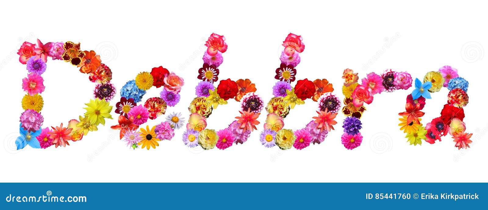 Flowers Name Debbra stock illustration. Illustration of garden - 85441760