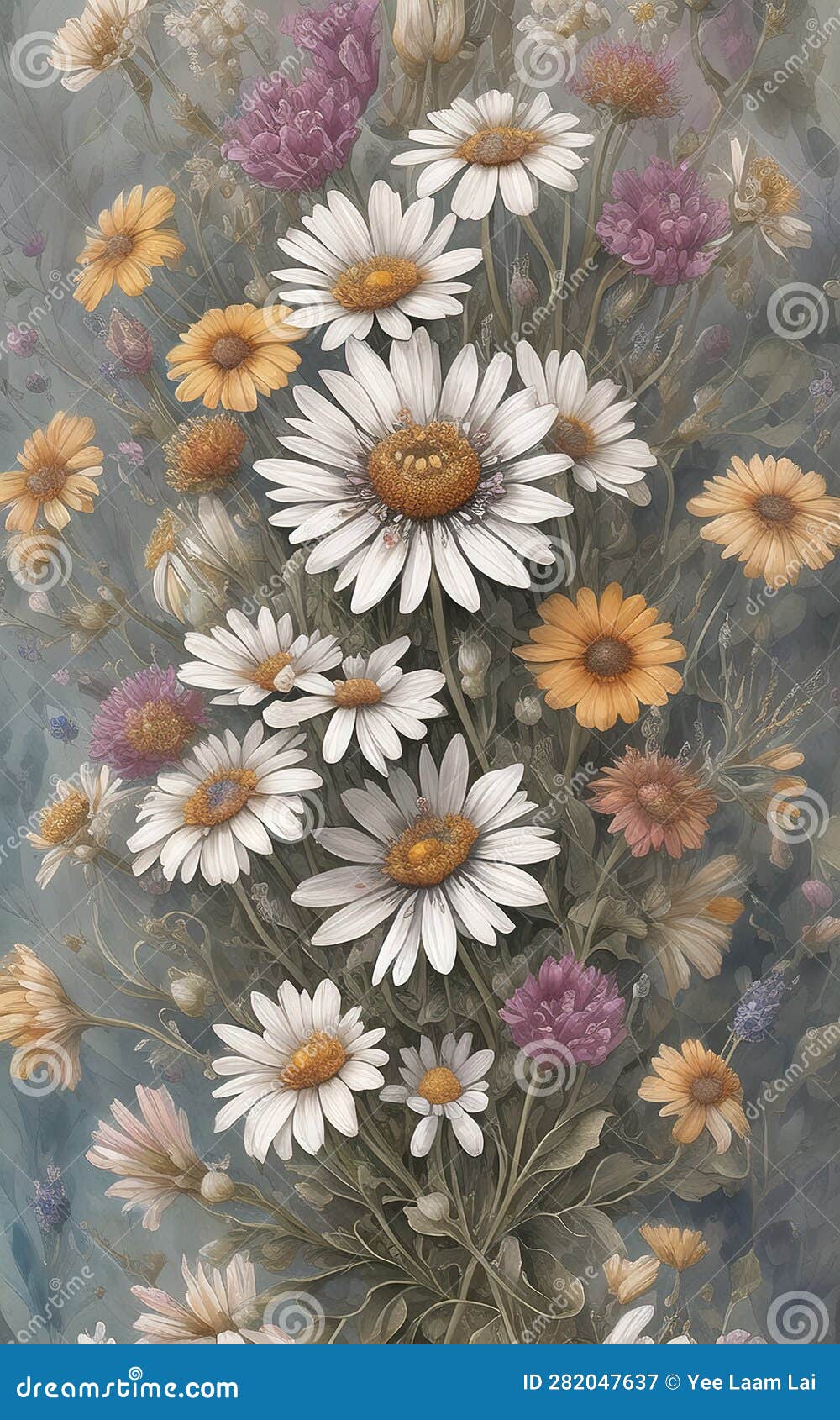 Flowers, Plants, Botanical, Generative Ai, Ai Stock Illustration ...