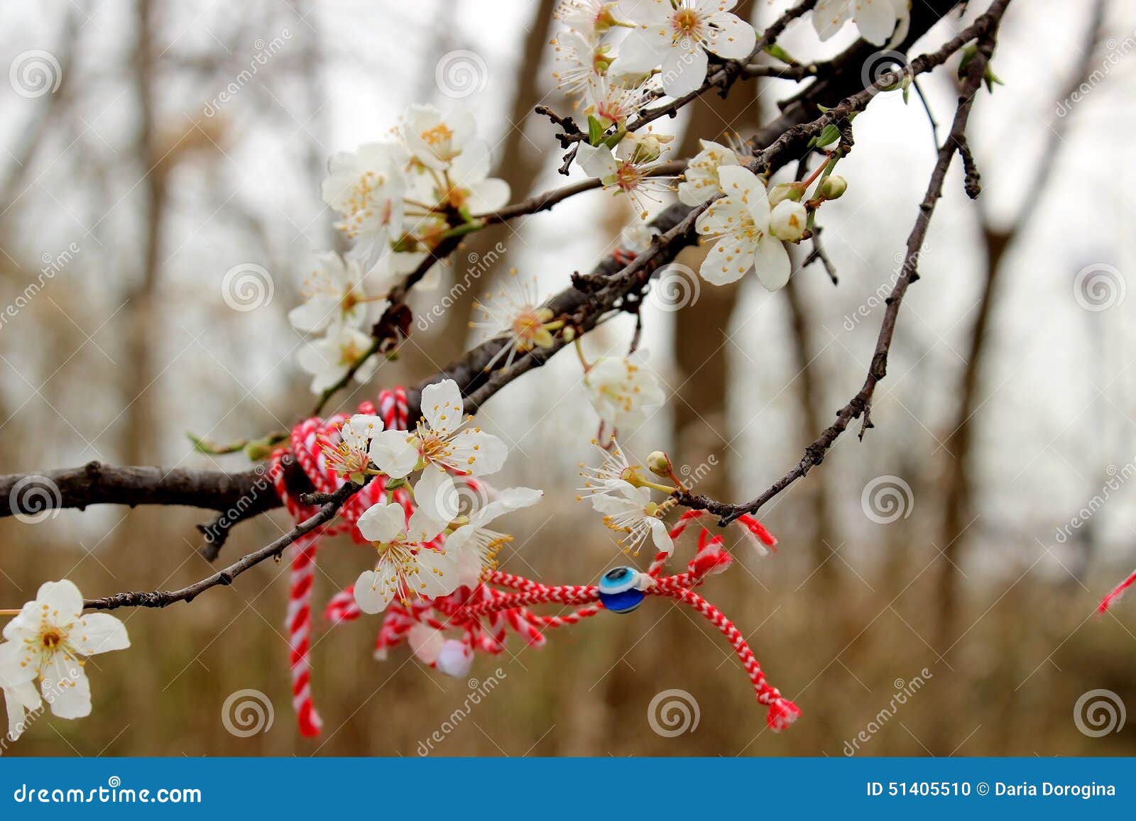 Flowers and Ribbon of Memory Stock Photo - Image of nature, floral ...