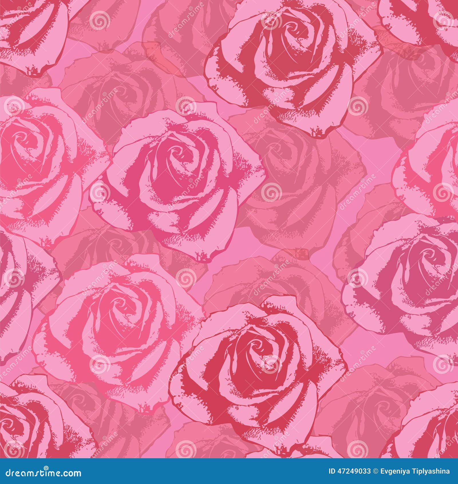 Flowers rose pattern stock illustration. Illustration of nature - 47249033