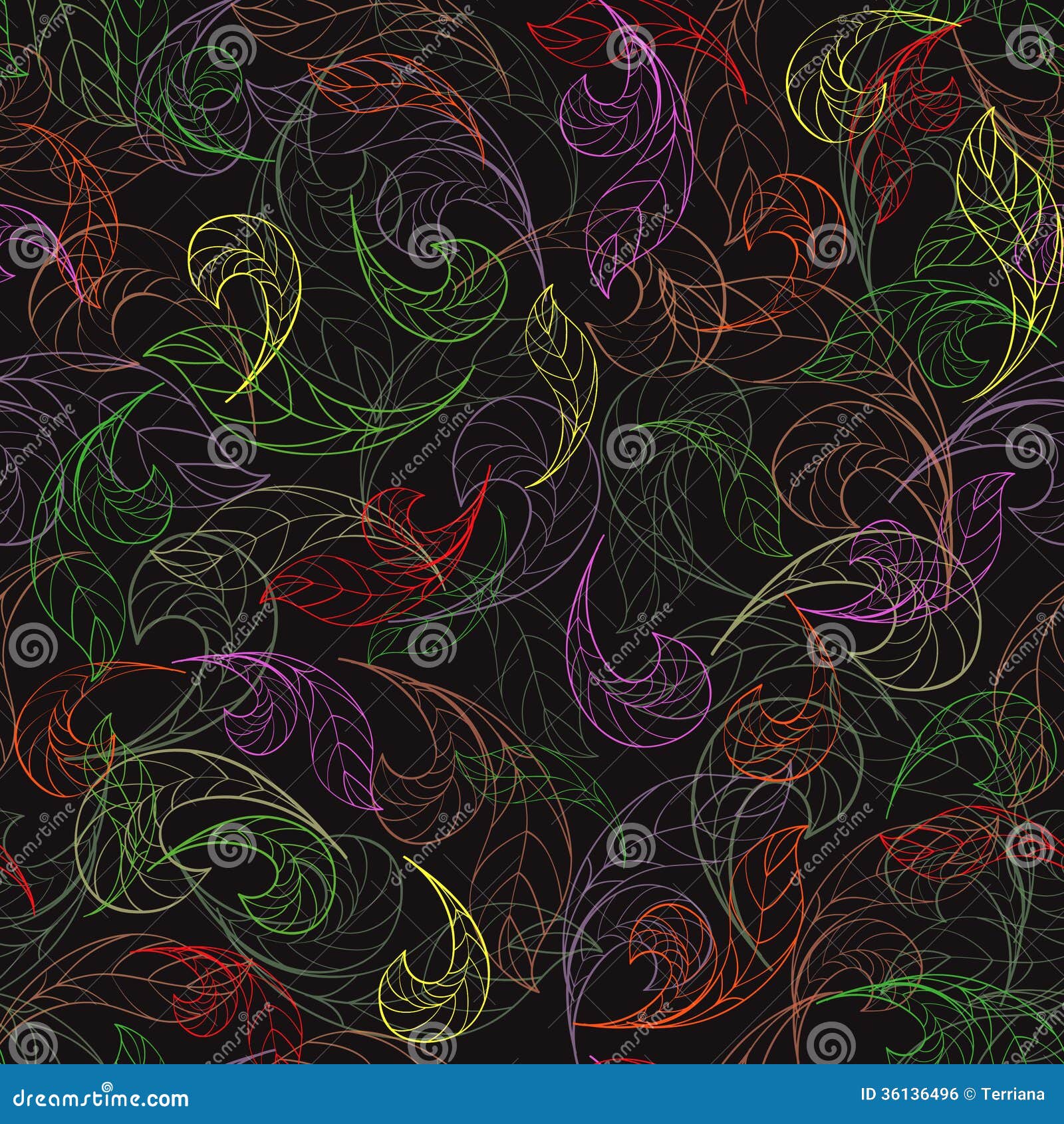 Flowers Seamless Background. Vector Spring Texture Stock Vector ...