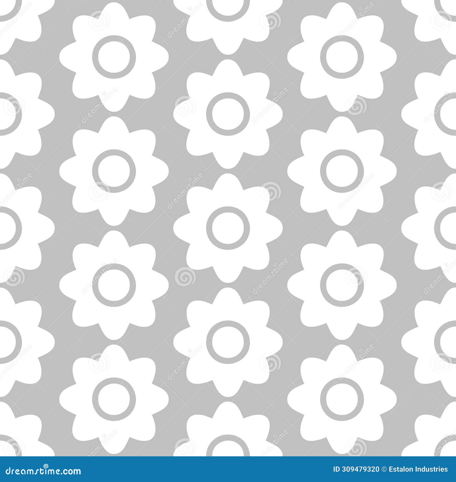 Flowers Seamless Repeat Pattern Background Stock Illustration - Illustration of creative, lines ...