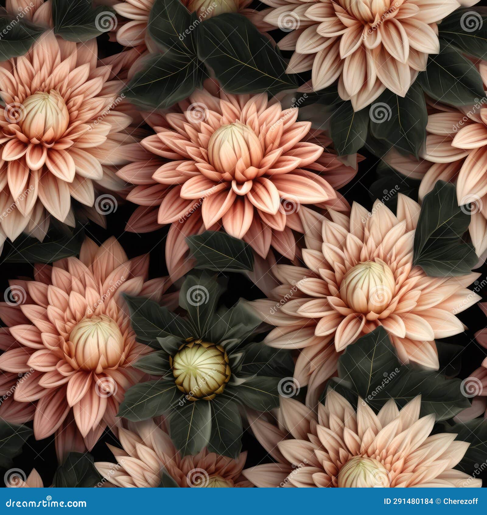 Flowers, seamless texture stock illustration. Illustration of rural ...