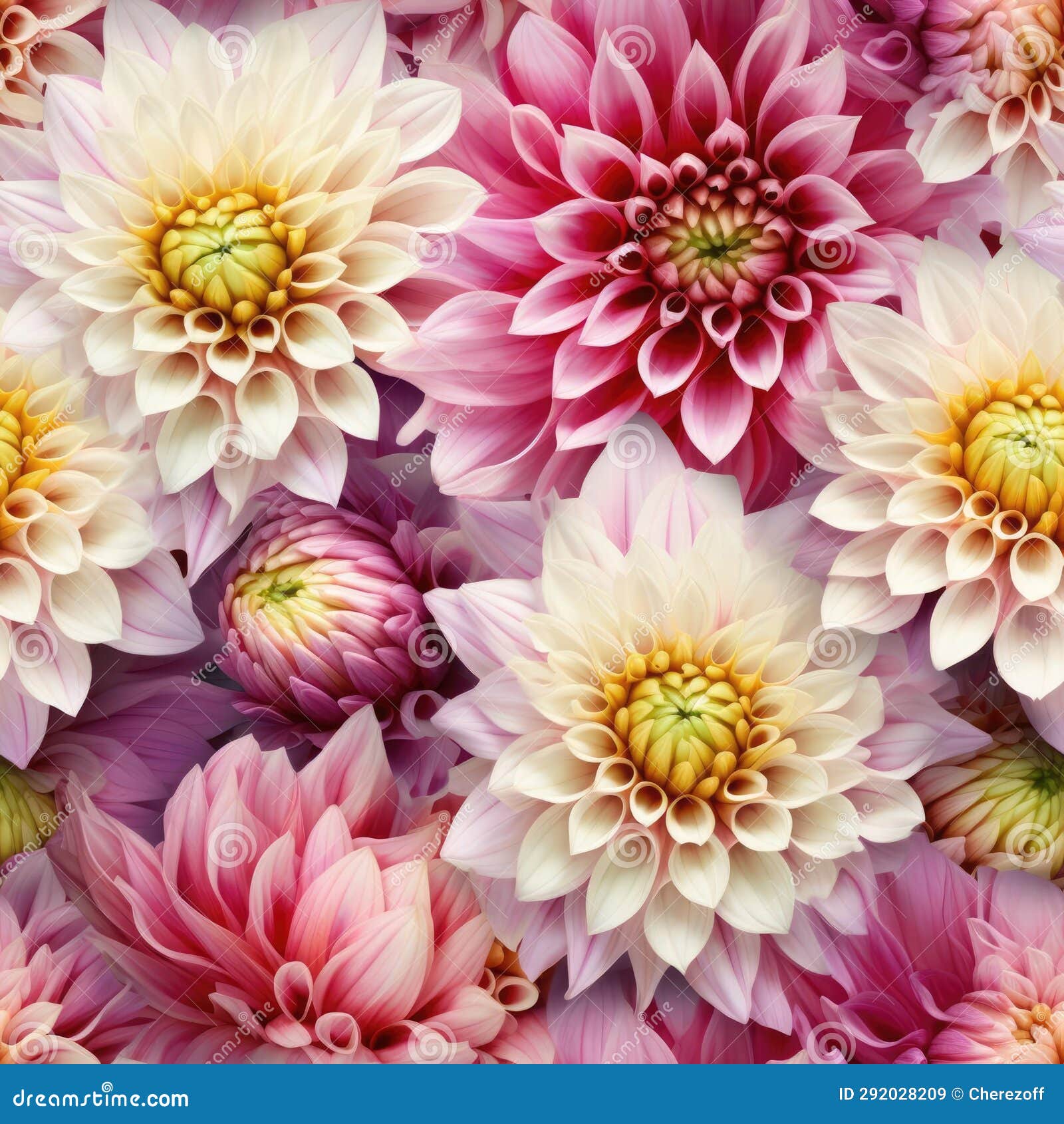 Flowers, seamless texture stock illustration. Illustration of spring ...