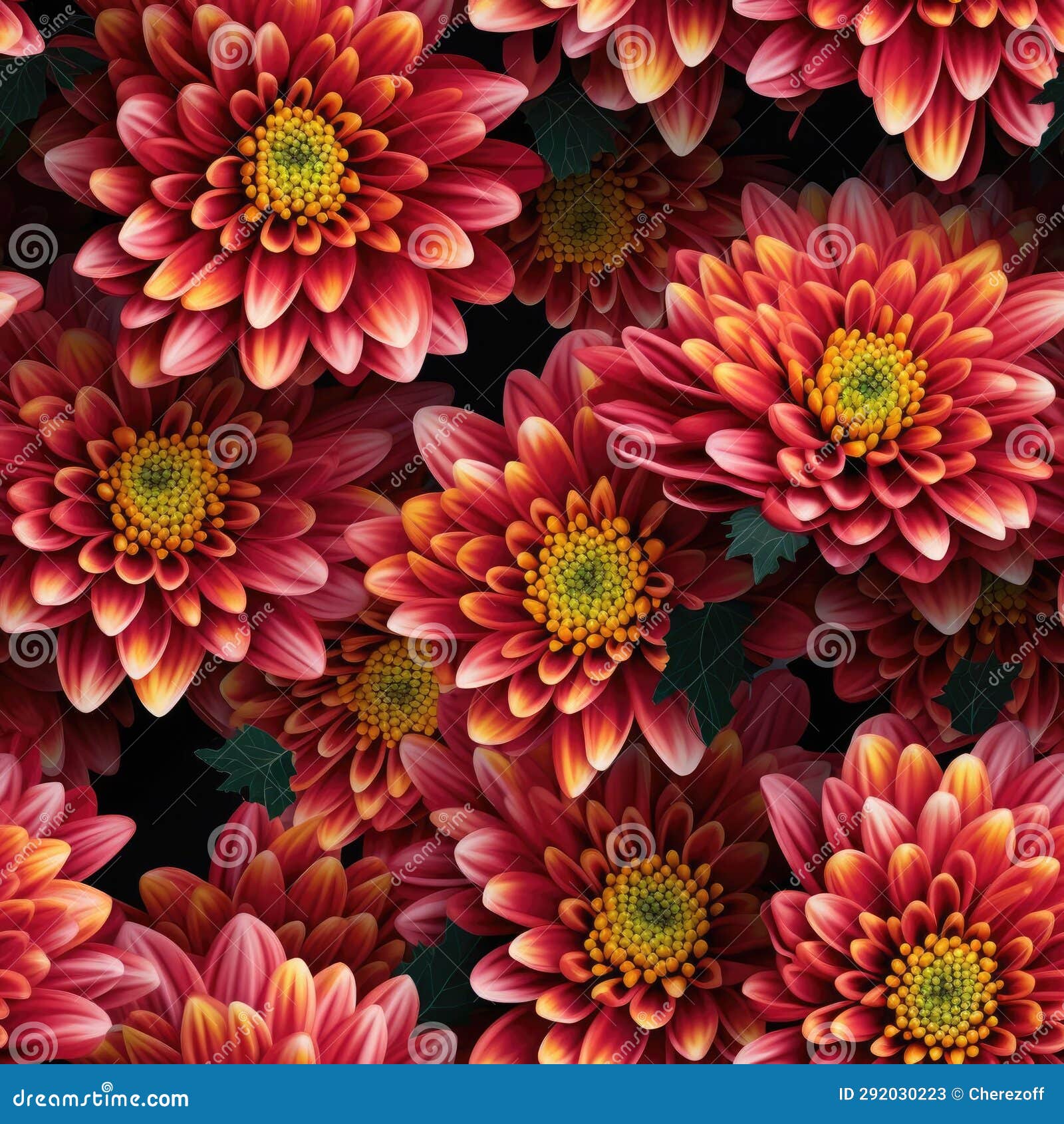 Flowers, seamless texture stock illustration. Illustration of pattern ...