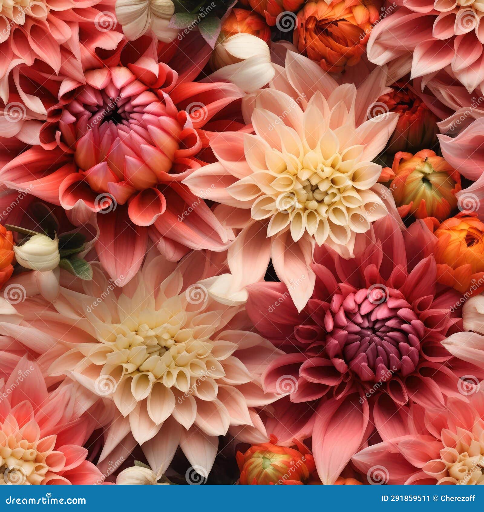 Flowers, seamless texture stock illustration. Illustration of view ...