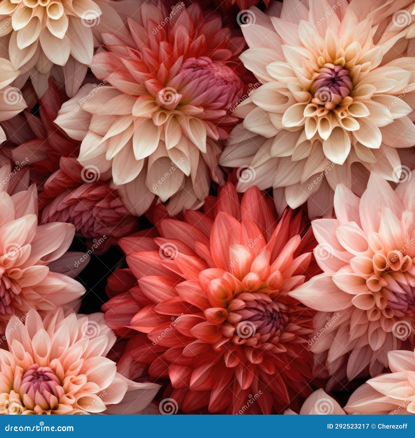 Flowers, seamless texture stock illustration. Illustration of flowers ...