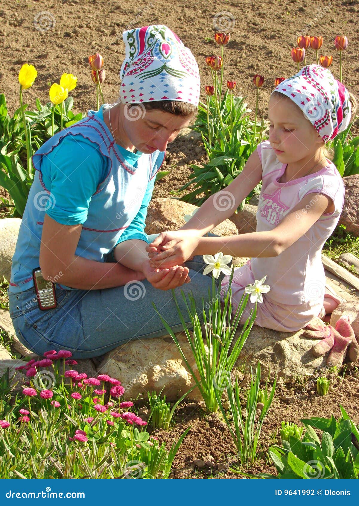 Flowers sowing together stock photo. Image of organic - 9641992