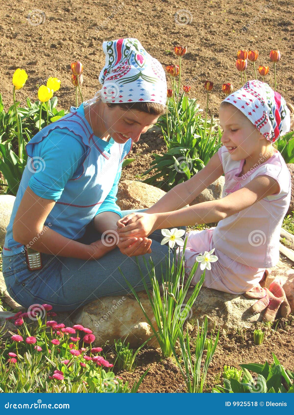 Flowers sowing together stock photo. Image of floral, cultivate - 9925518