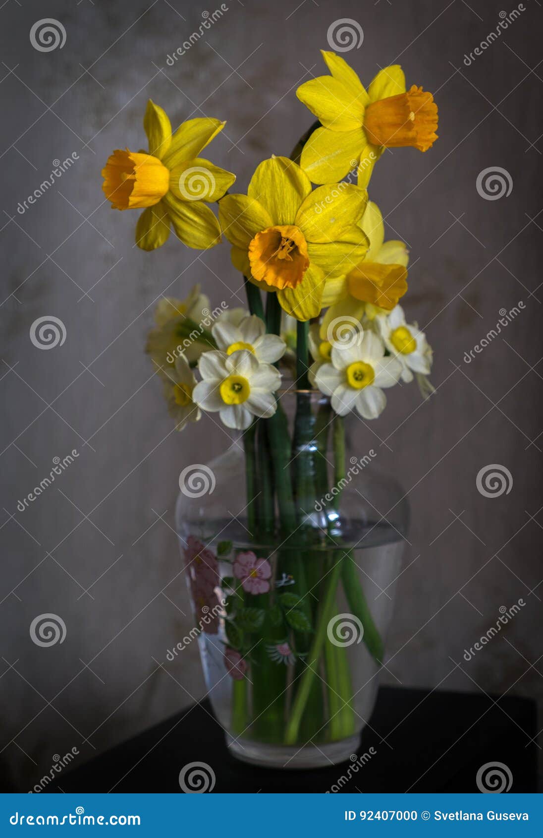 Flowers. Still Life of Daffodils Stock Photo - Image of mood, flowers ...