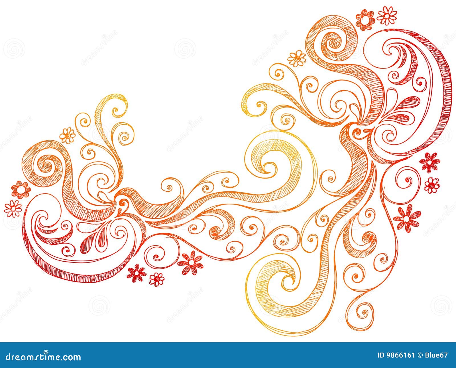 Swirls Sketchy Notebook Doodles Vector Set | CartoonDealer.com #23971919