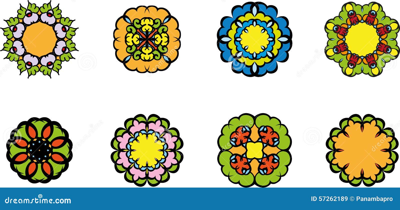 Flowers symbol stock vector. Illustration of collection - 57262189