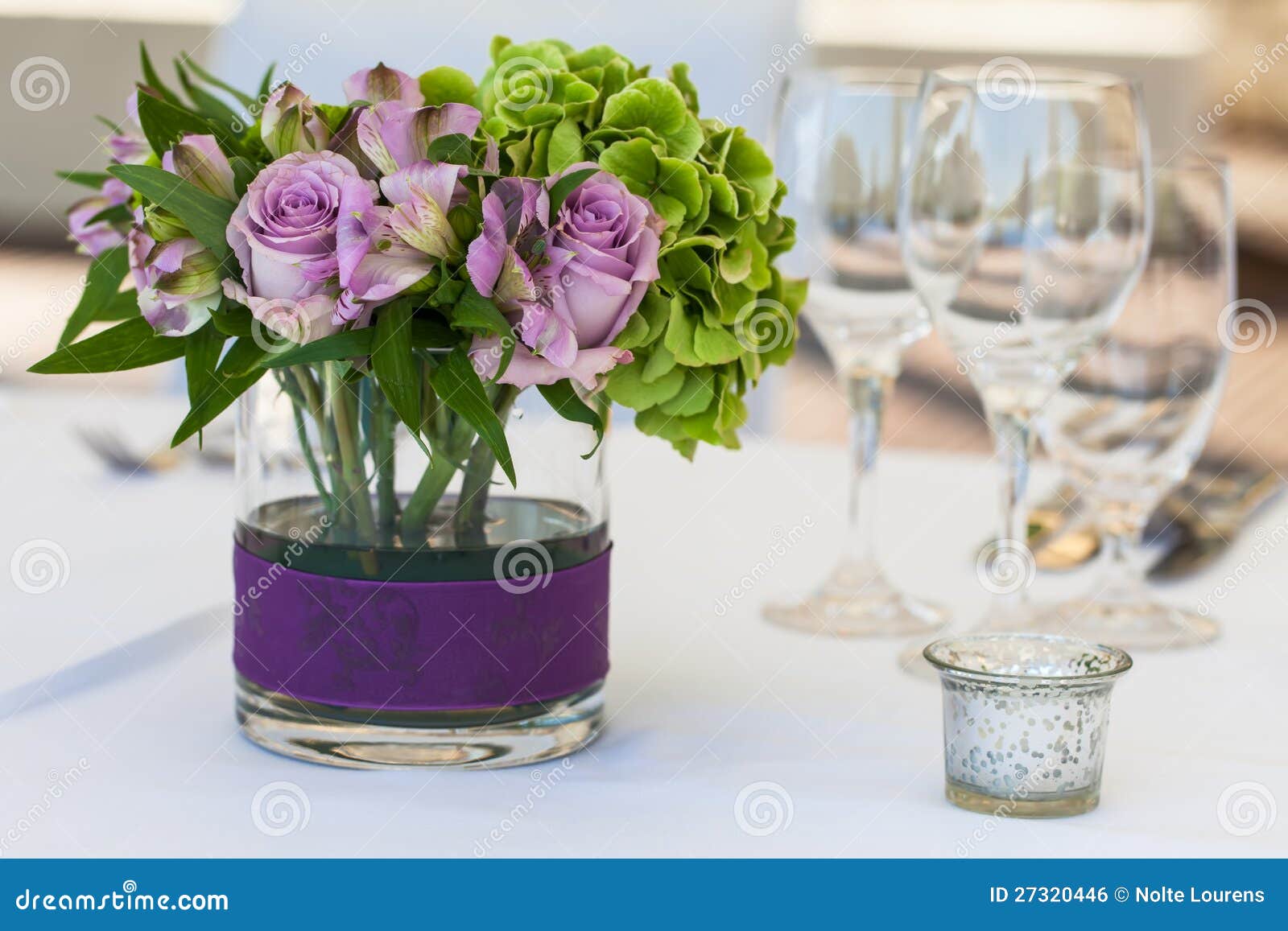 Flowers on a table stock photo. Image of bunch, flower - 27320446