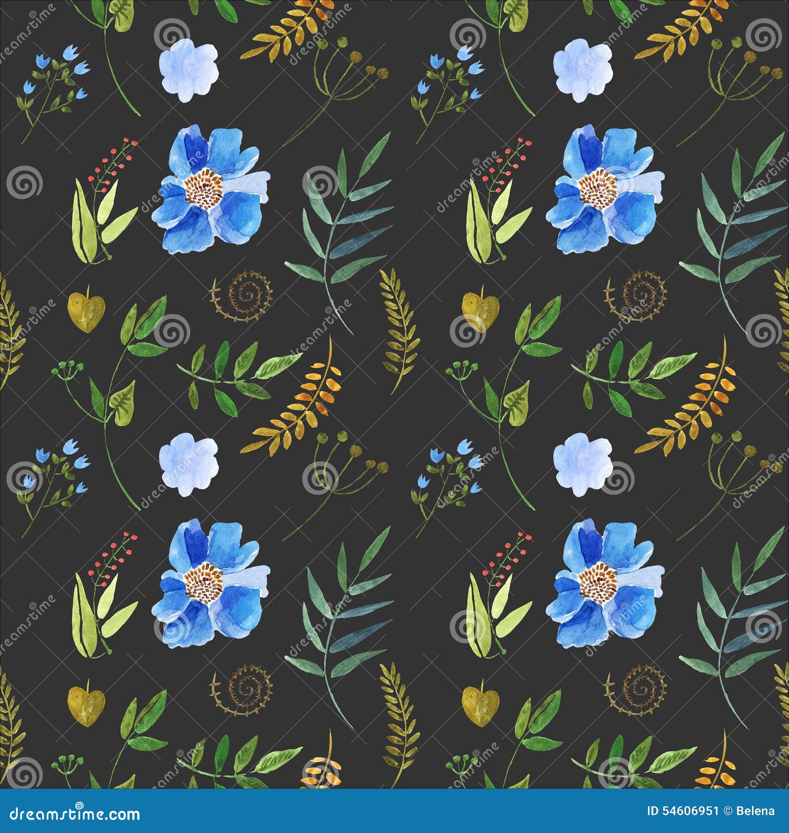 Flowers texture stock vector. Illustration of ornate - 54606951