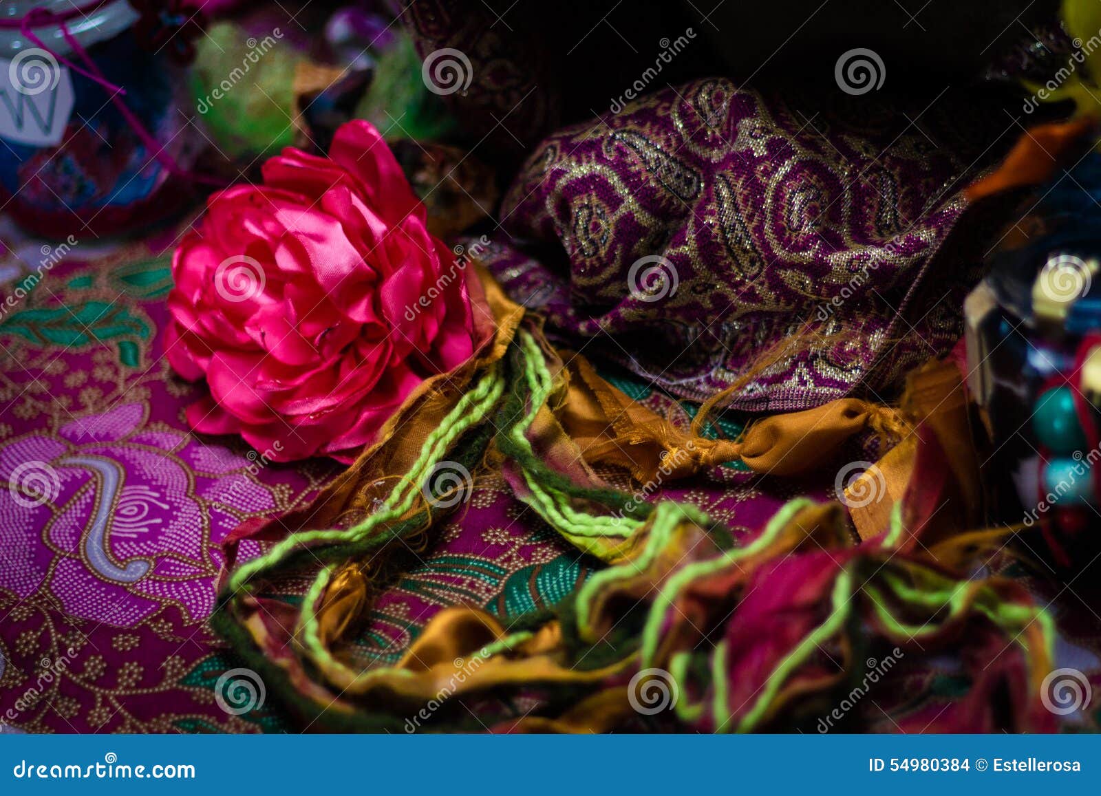 Flowers, threads and craft stock photo. Image of sacred - 54980384
