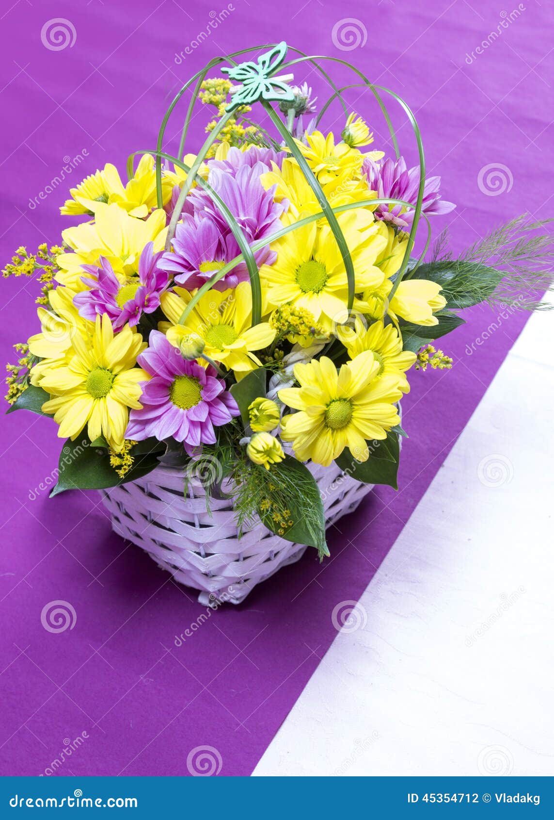 Flowers Vase Put on the Table Stock Photo - Image of flora, outdoor ...