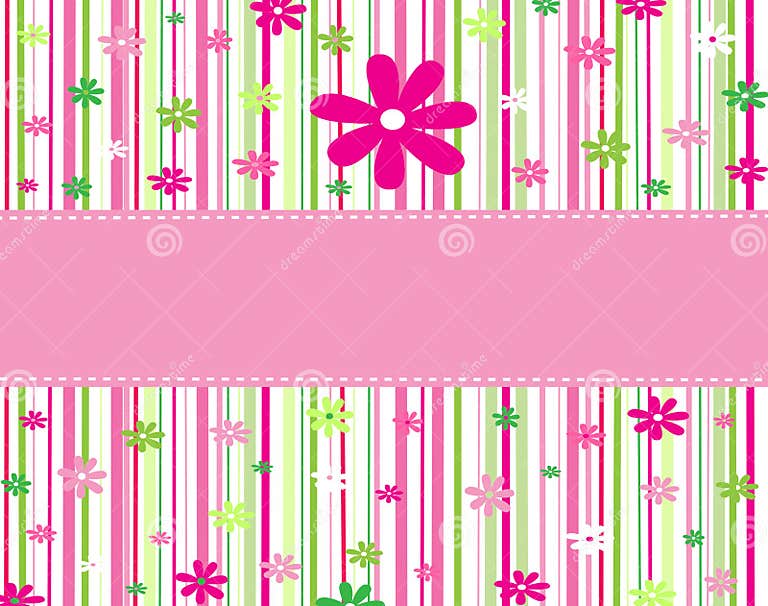 Flowers wallpaper stock illustration. Illustration of meadow - 22891633