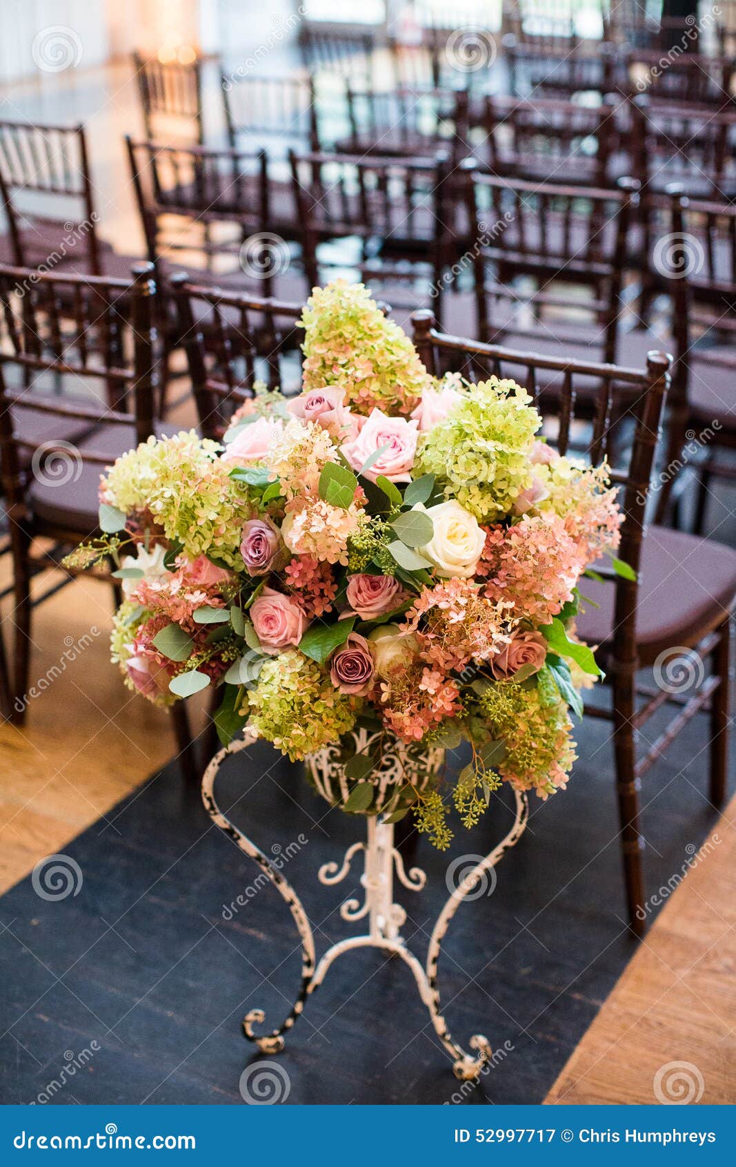 Flowers at a Wedding Ceremony Stock Image - Image of flowers ...