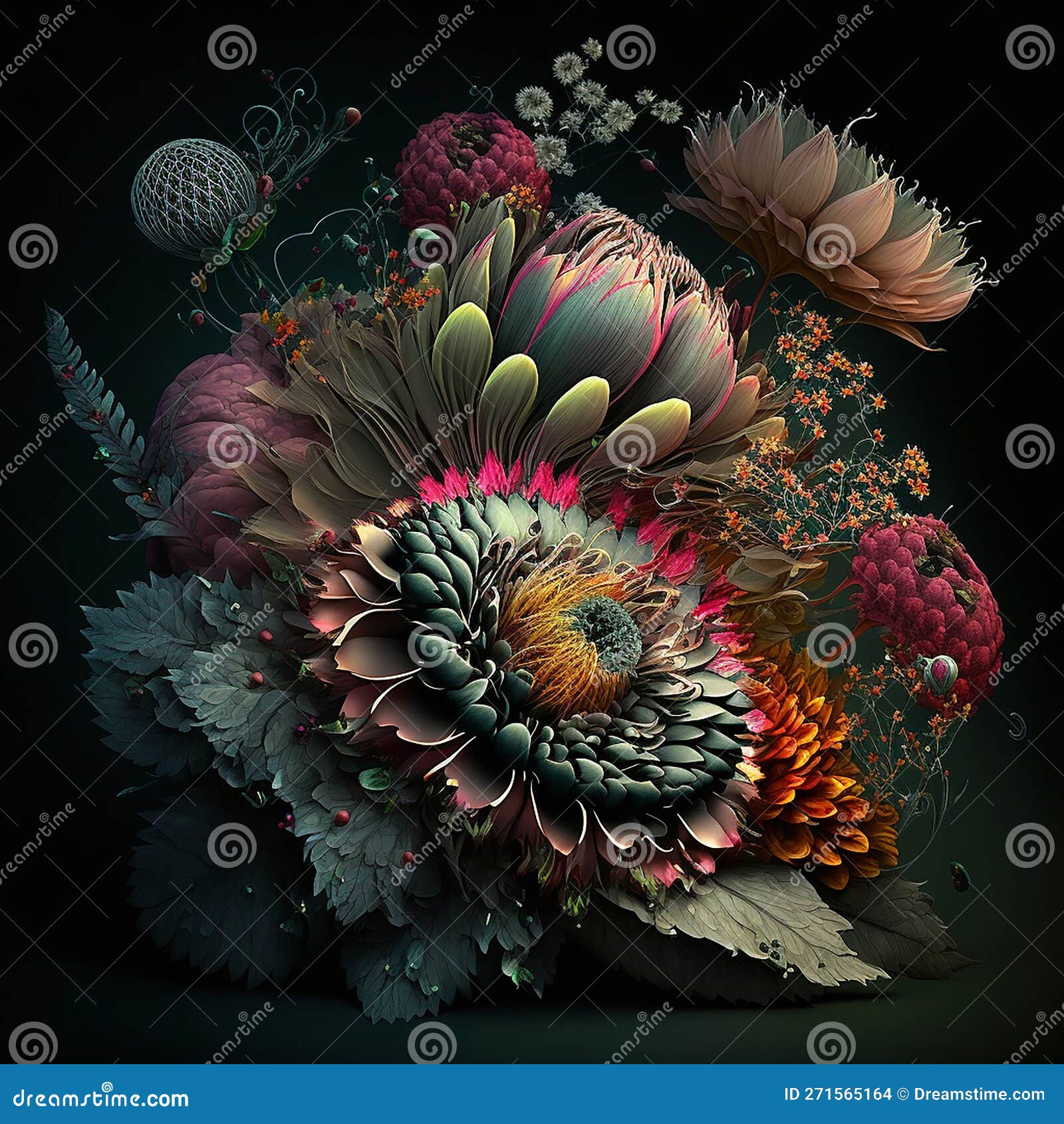 Flowerwork Fire Work Flower Stock Illustrations – 9 Flowerwork Fire ...