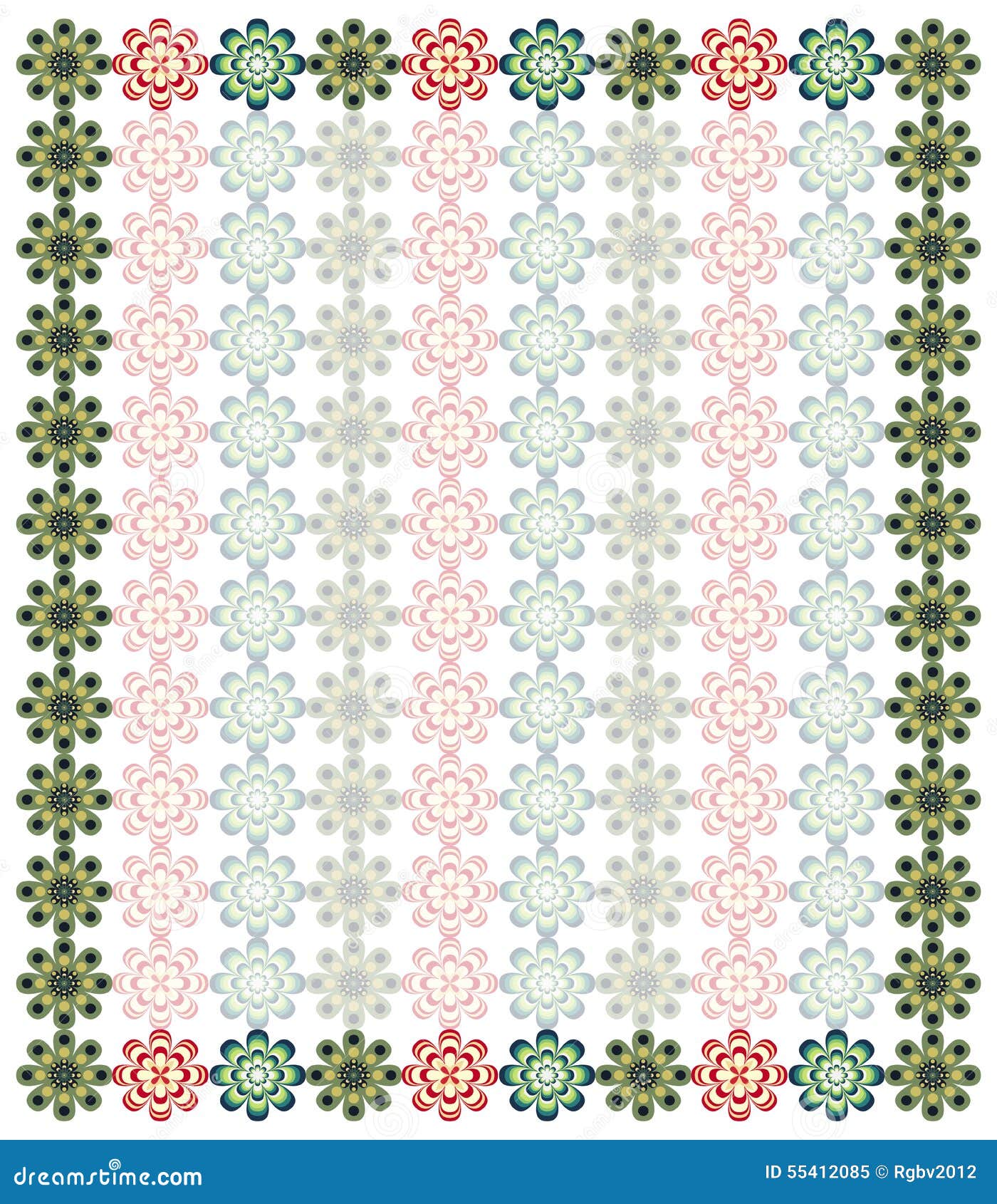 Flowery background design stock vector. Illustration of white - 55412085