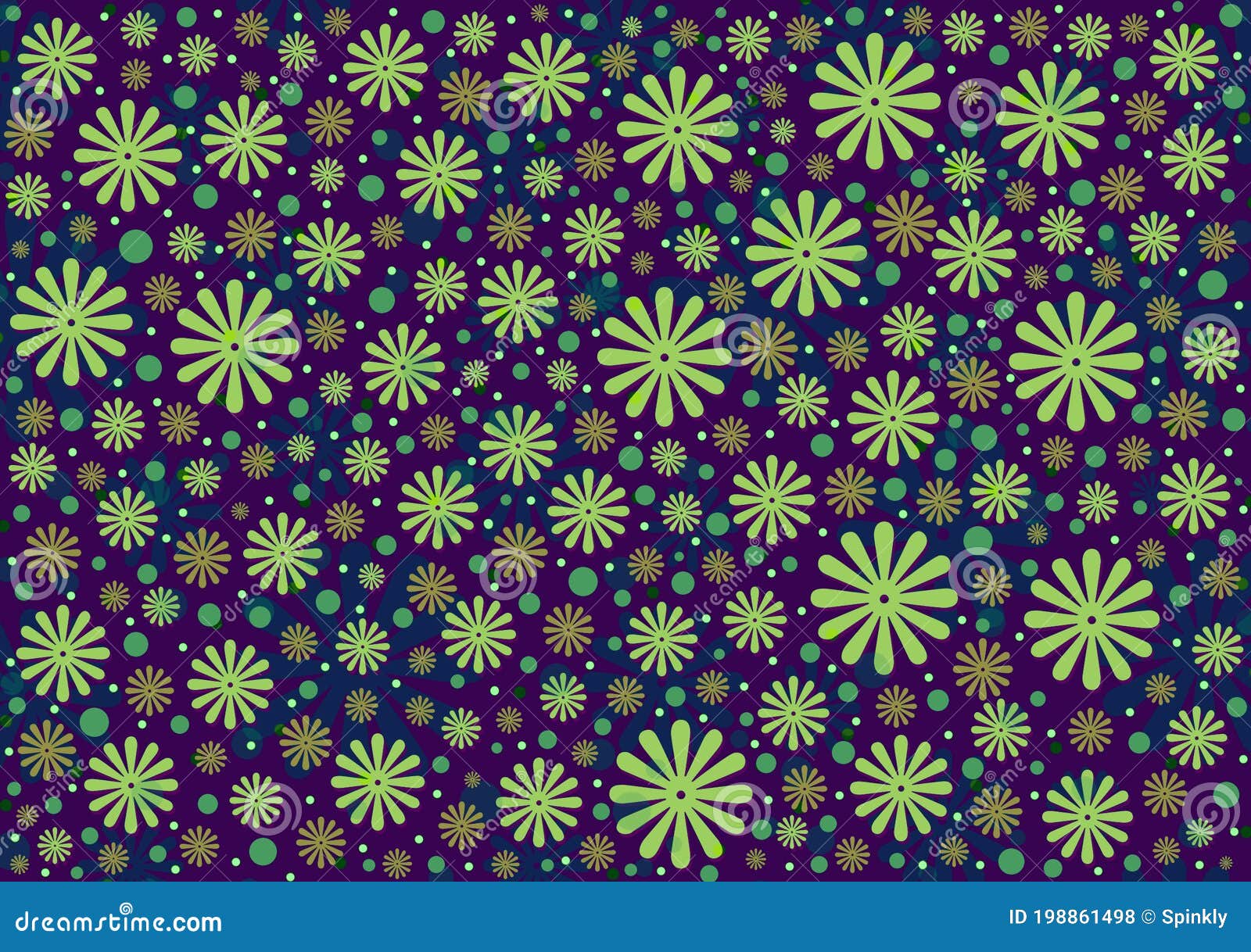 Flowery Pattern Background for Wallpaper Stock Illustration ...