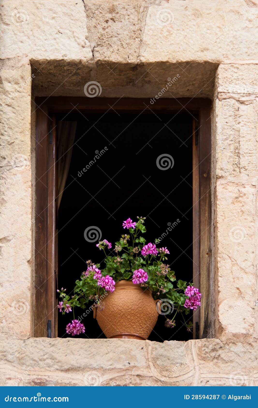 Flowery window stock image. Image of floral, grunge, house - 28594287