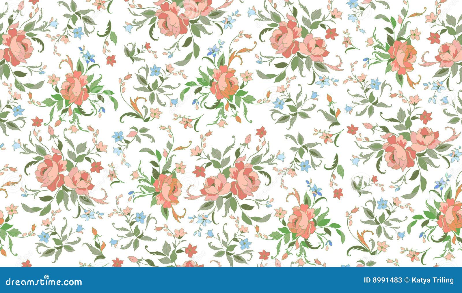 Flowes abstract pattern stock vector. Illustration of floral - 8991483