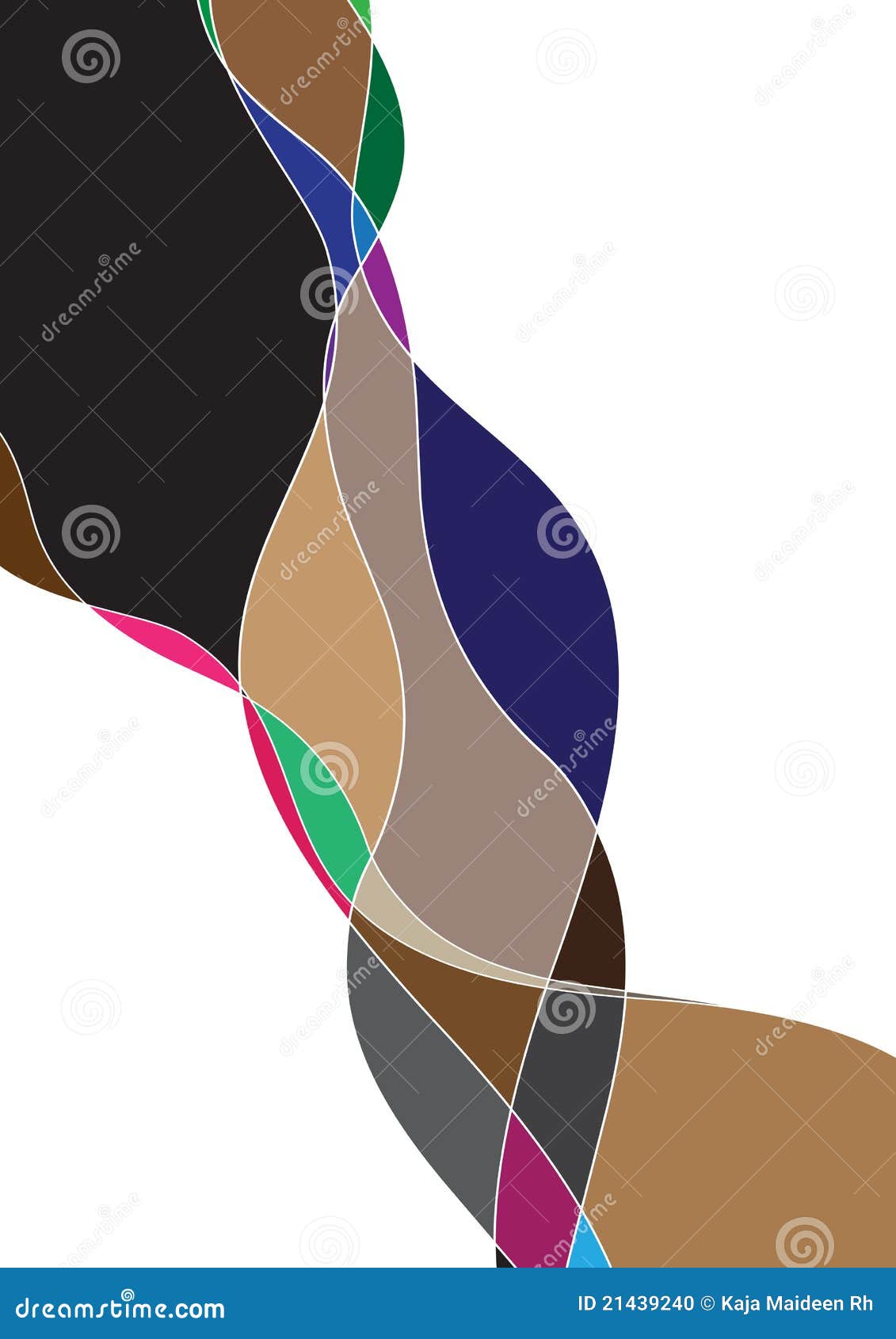 Flowing Abstract Background Stock Vector - Illustration of backdrop ...