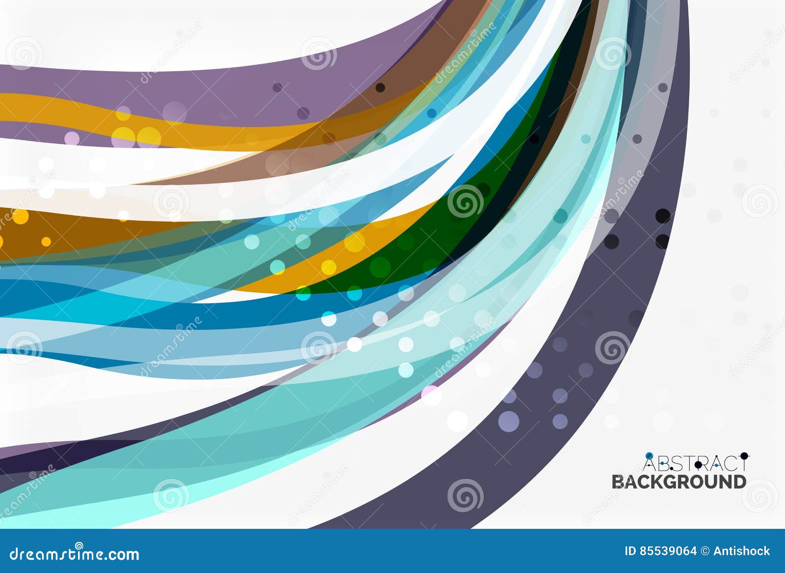 Flowing Abstract Background Stock Vector - Illustration of abstract ...