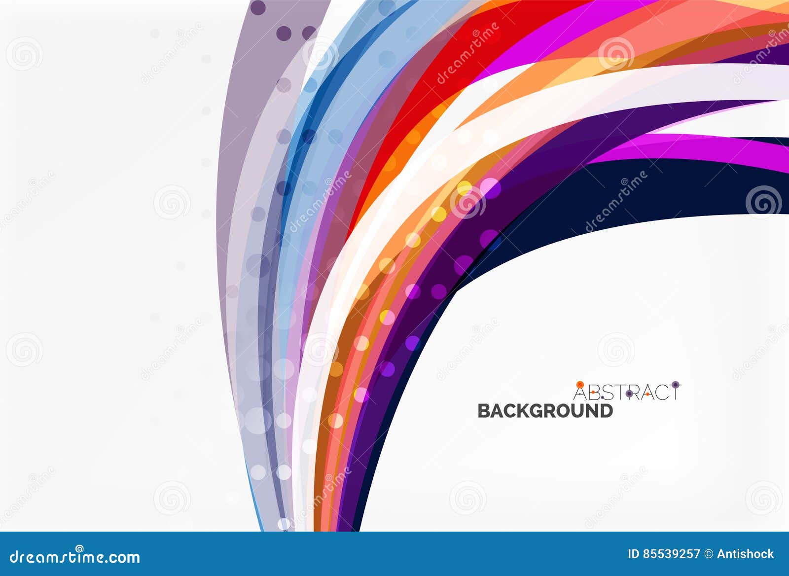 Flowing Abstract Background Stock Vector - Illustration of collection ...