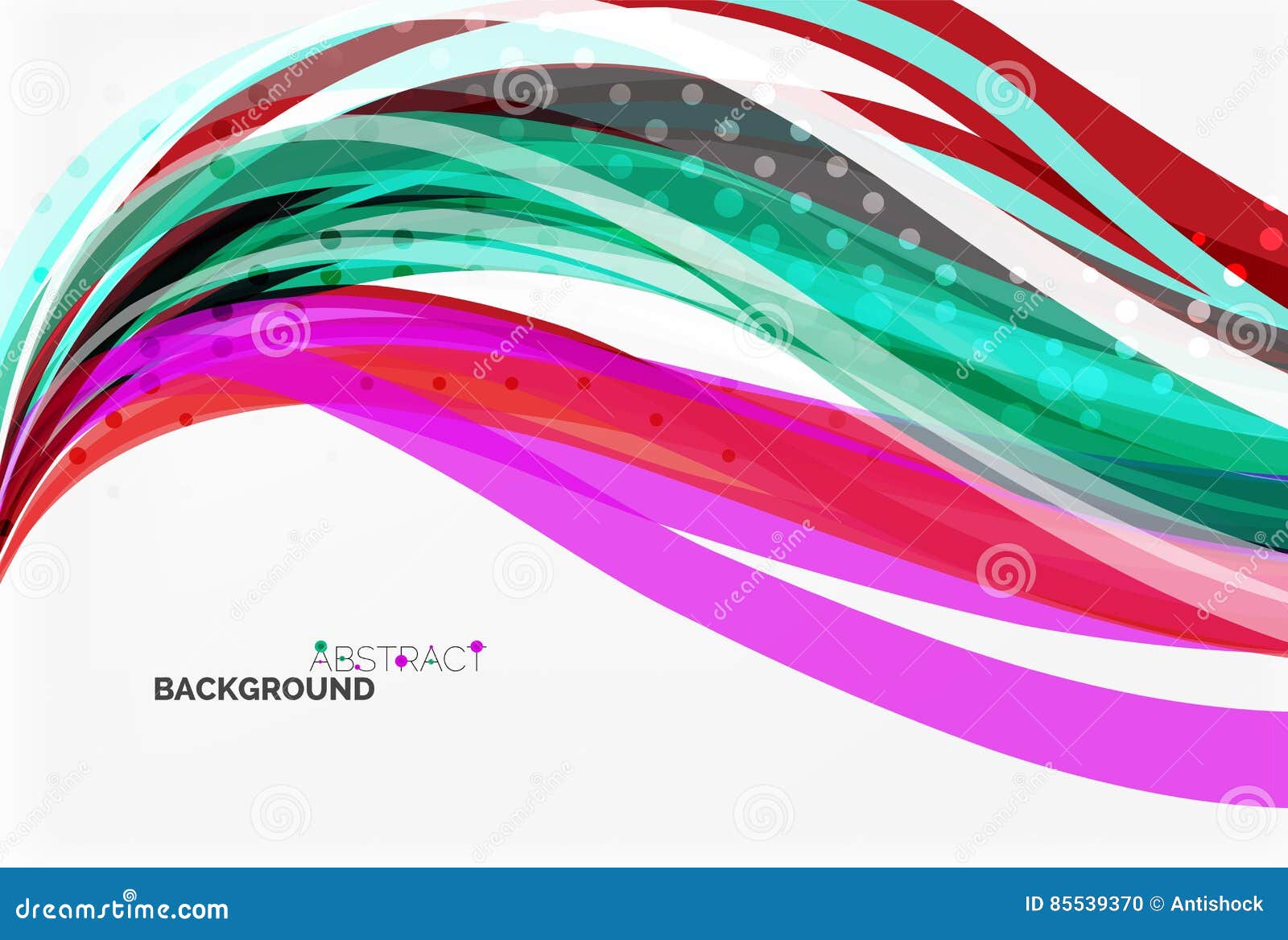 Flowing Abstract Background Stock Vector - Illustration of decorative ...