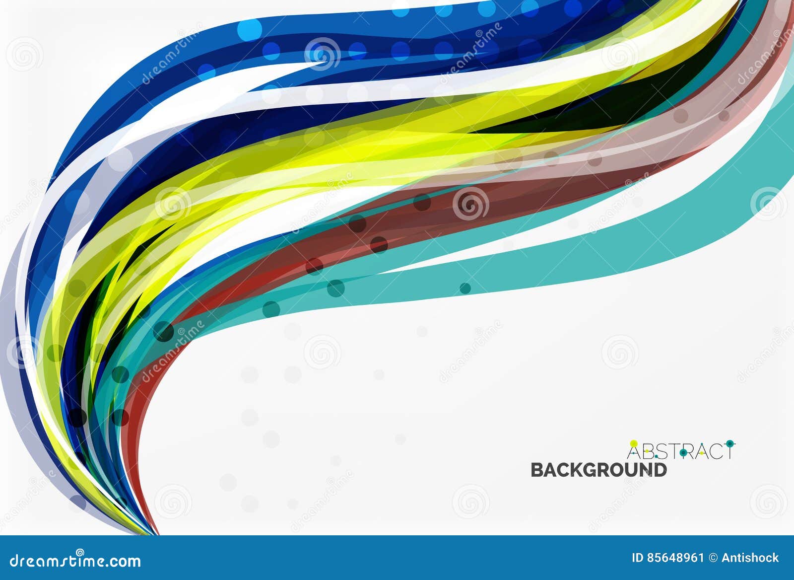 Flowing Abstract Background Stock Vector - Illustration of abstract ...