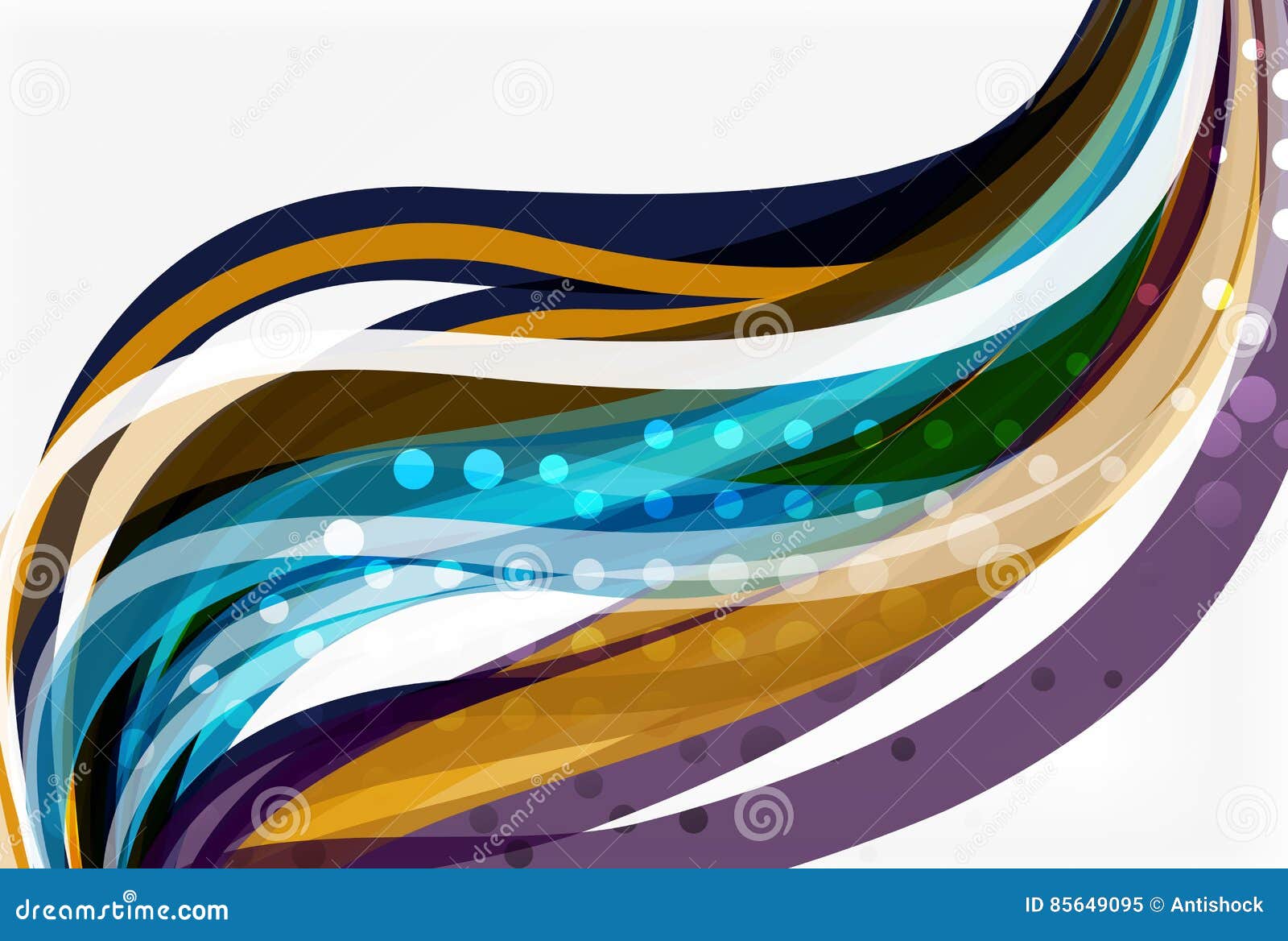 Flowing Abstract Background Stock Vector - Illustration of business ...