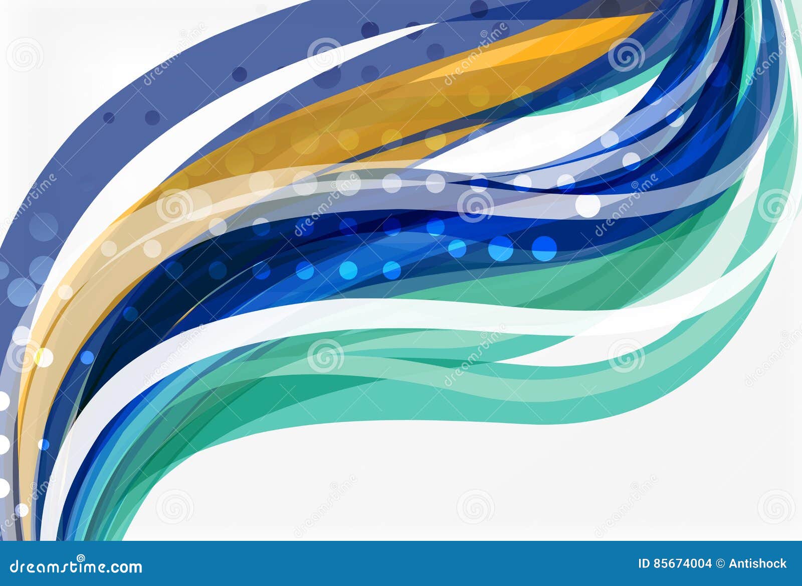 Flowing Abstract Background Stock Vector - Illustration of design ...