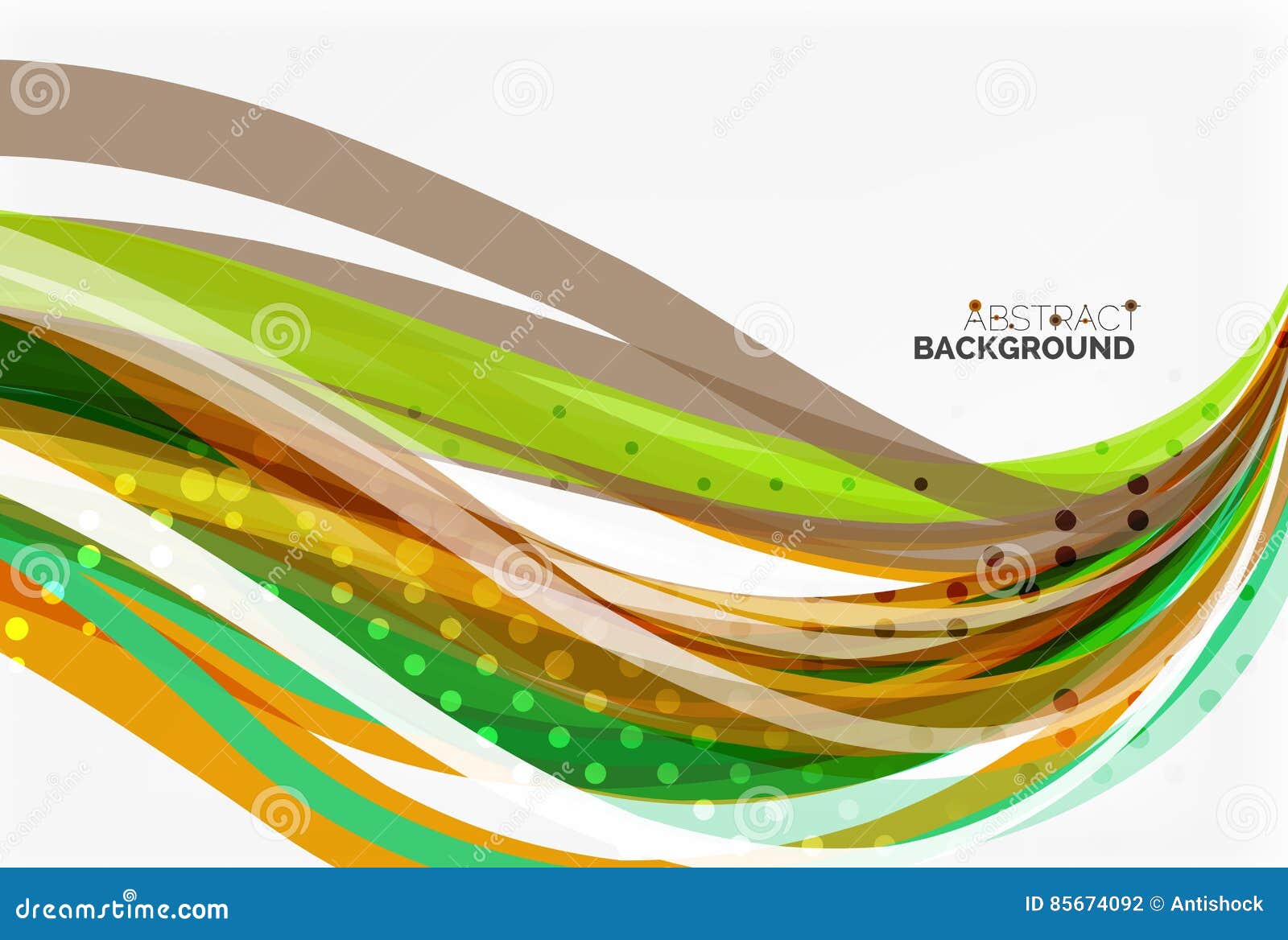 Flowing Abstract Background Stock Vector - Illustration of flowing ...
