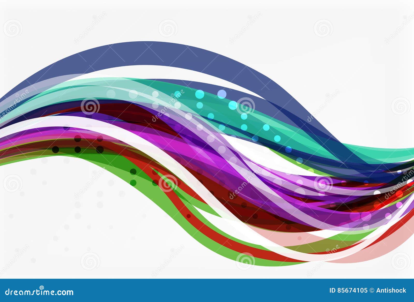 Flowing Abstract Background Stock Vector - Illustration of futuristic ...