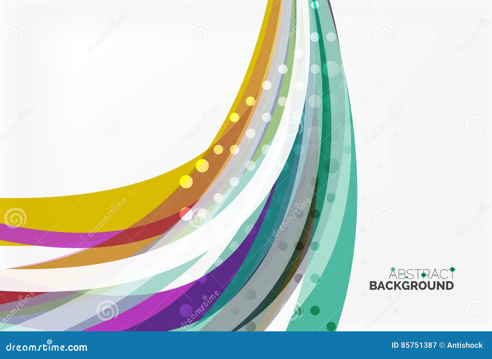 Flowing Abstract Background Stock Vector - Illustration of arch, black ...