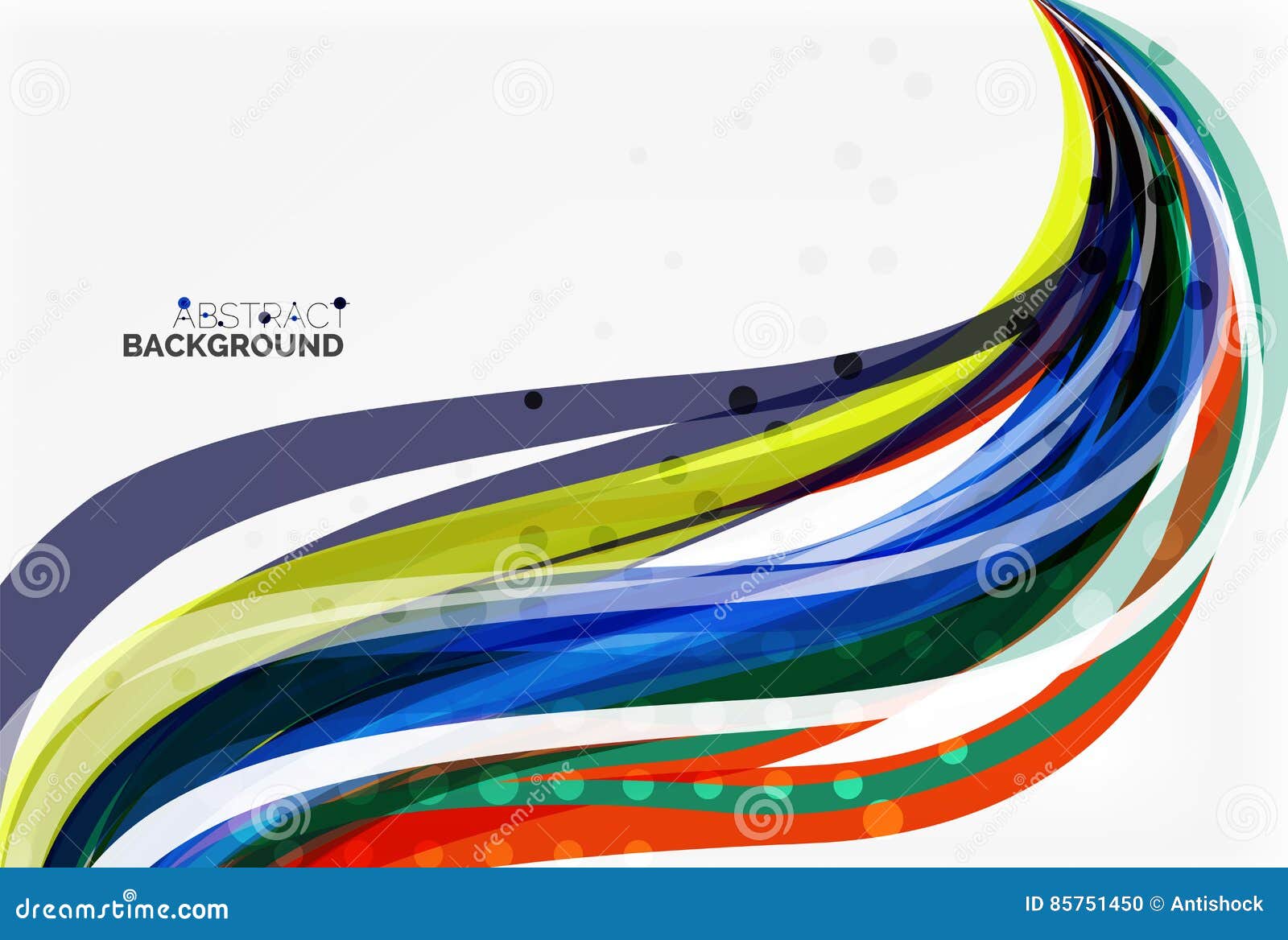 Flowing Abstract Background Stock Vector - Illustration of arch ...