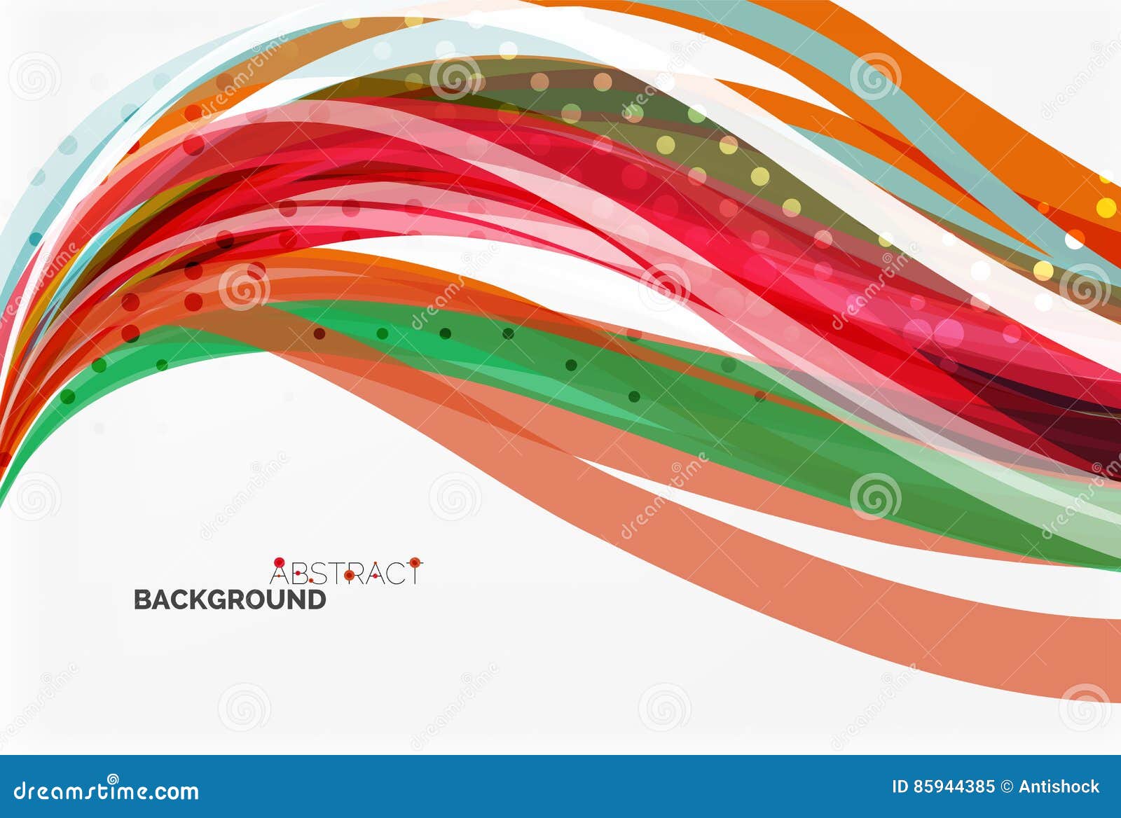 Flowing Abstract Background Stock Vector - Illustration of movement ...