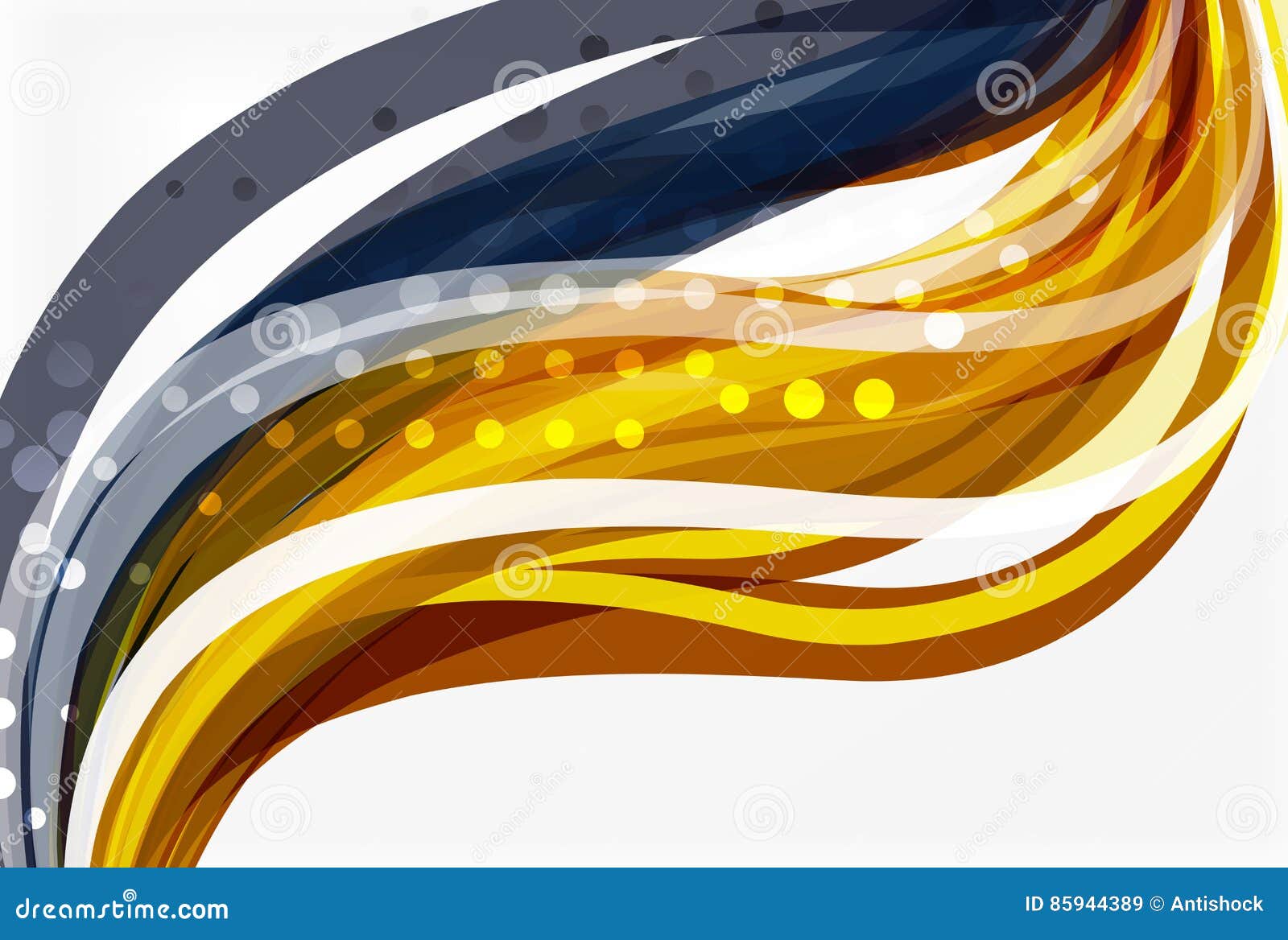 Flowing Abstract Background Stock Vector - Illustration of blend ...