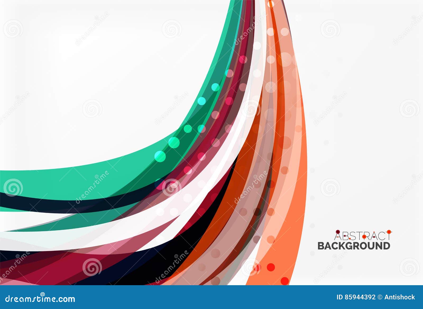 Flowing Abstract Background Stock Vector - Illustration of sheen ...