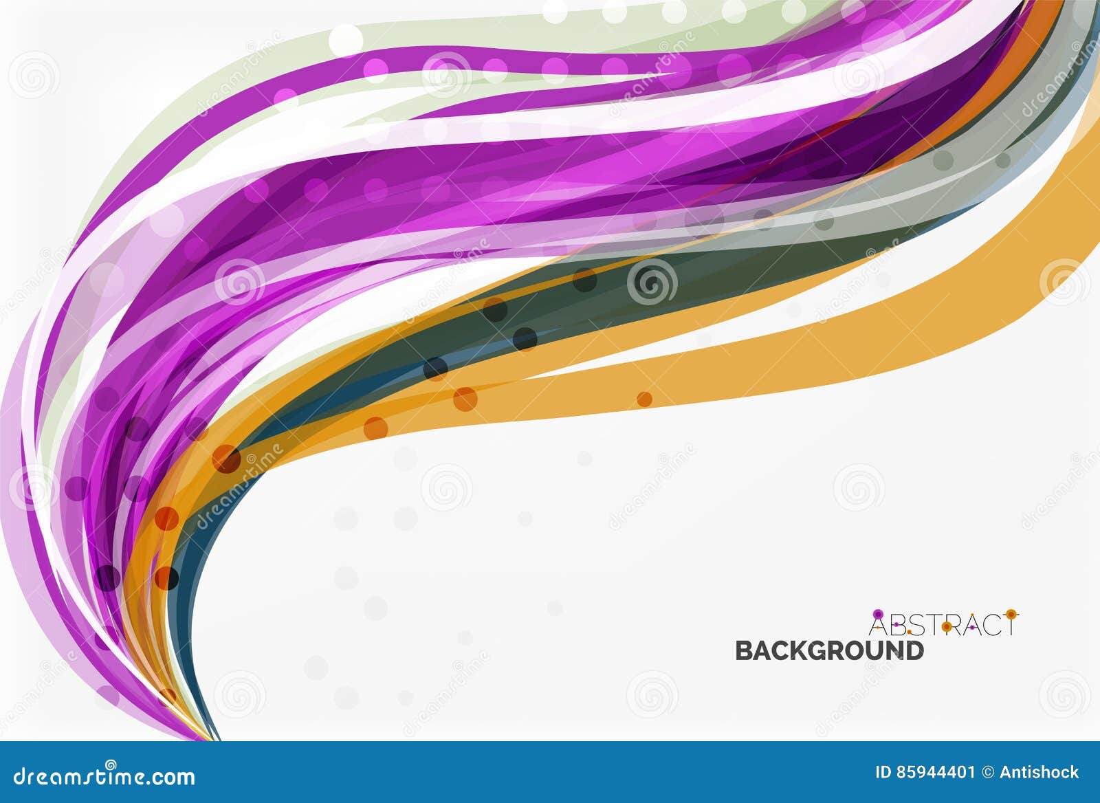 Flowing Abstract Background Stock Vector - Illustration of sheen ...