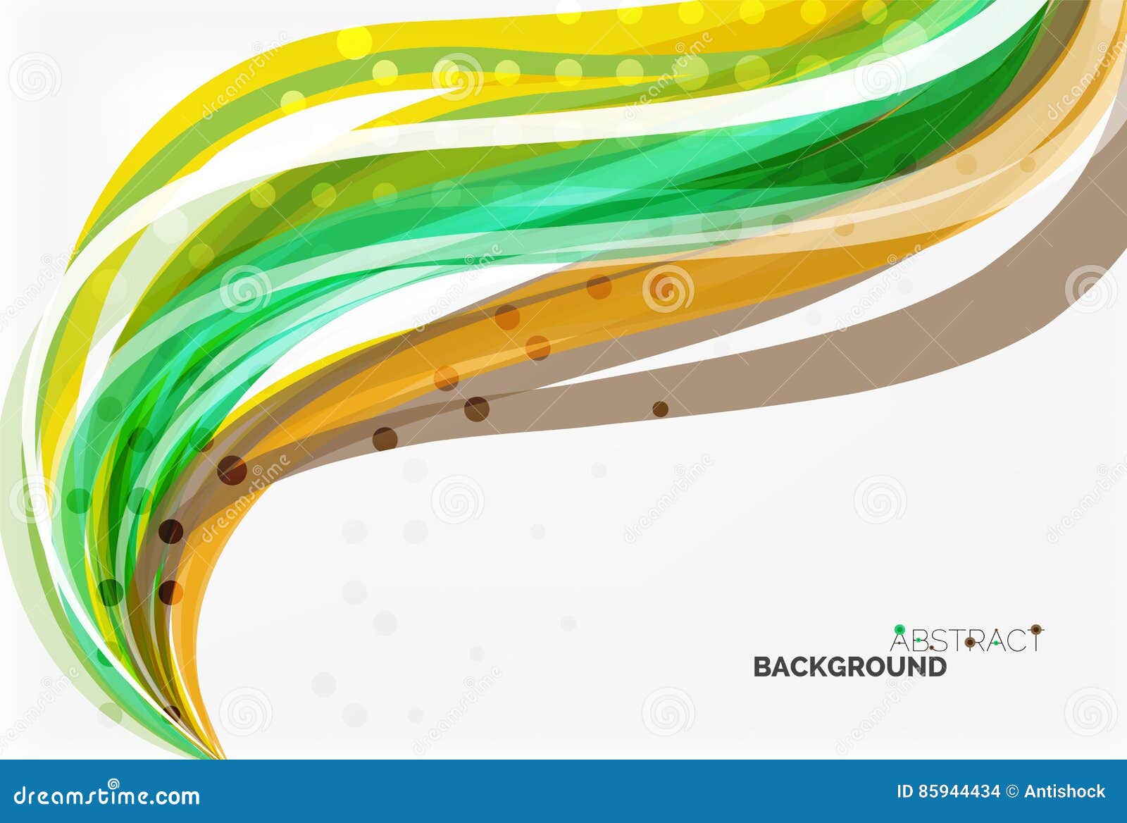 Flowing Abstract Background Stock Vector - Illustration of collection ...