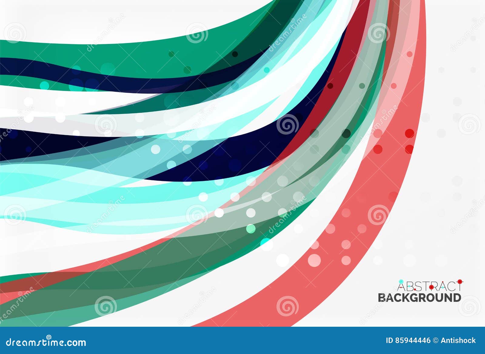 Flowing Abstract Background Stock Vector - Illustration of banner ...