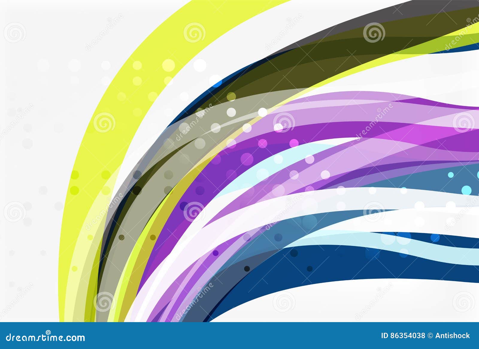 Flowing Abstract Background Stock Illustration - Illustration of ...