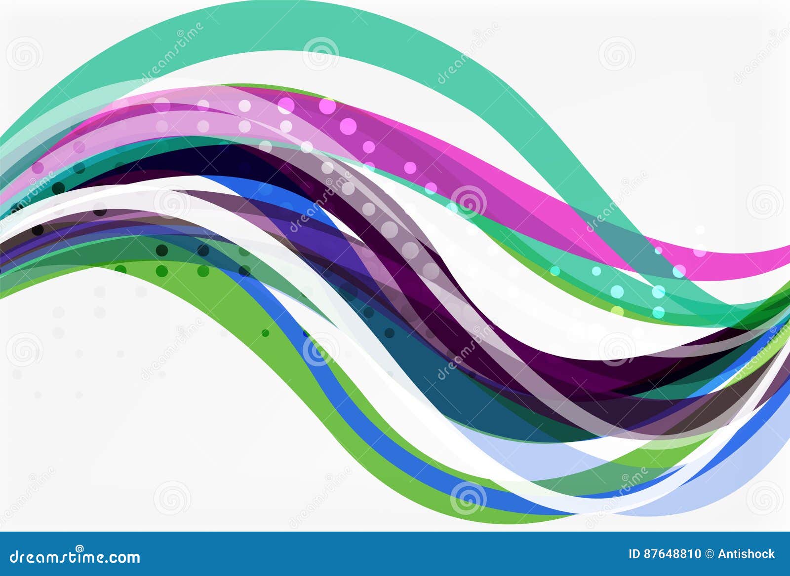 Flowing Abstract Background Stock Vector - Illustration of gradient ...