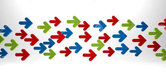 Flowing Arrows stock illustration. Illustration of destination - 29289235
