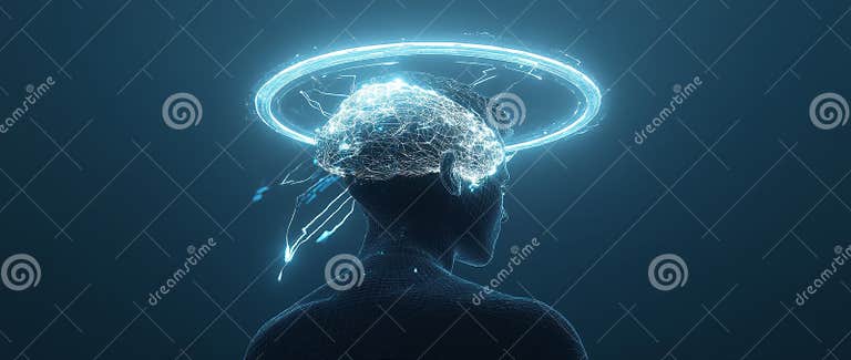 Flowing in the Background is an Array of Data Streams Representing ...